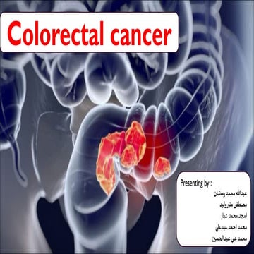 colorectal cancer causes risk factors and staging | PDF
