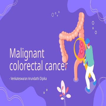 Colorectal cancer presentation | PPT