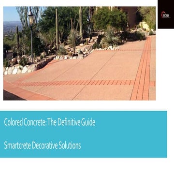 Colored Concrete: The Definitive Guide | PPTX