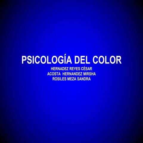 Ejercicio de los colores | PPT