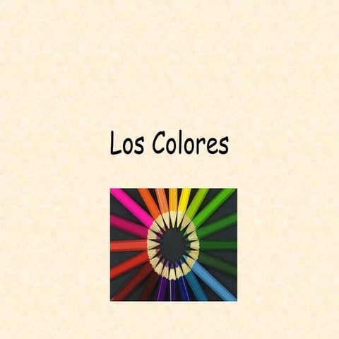 Los colores en castellano | PPT