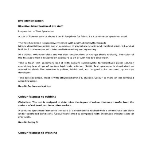 Color fastness | DOCX