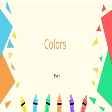powerpoint colors english education at school | PPTX