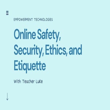 Colorful Clean and Simple Classroom Rules and Online Etiquette ...