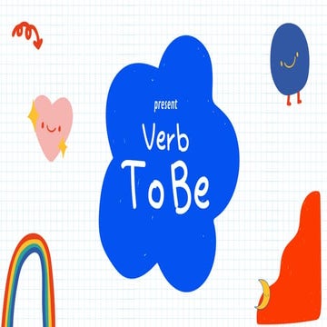 Colorful Fun Illustrative Verb To Be Grammar Presentation EFL Resource ...