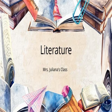 Colorful Handcrafted Literature Creative Education Presentation.pptx