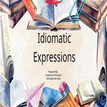 English idioms | PPT