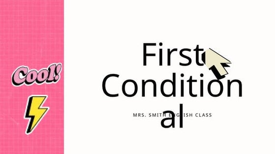 First conditional | PPTX