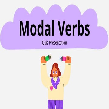 Modal Verbs Quiz Presentation. ppt. quiz | PPTX