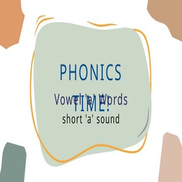 Colorful Illustrative Phonics Short Vowel A Sound Presentation.pptx