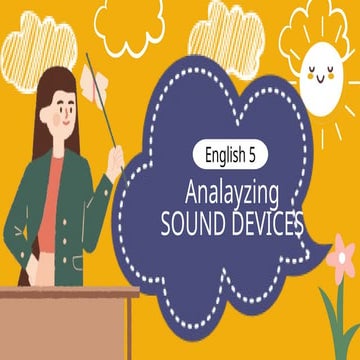 Sound Devices in Literature (Figures of Sounds) | PPTX