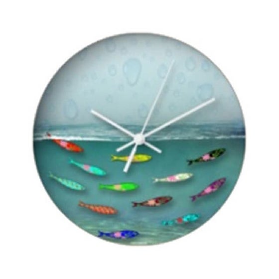 Raindrops in-blue-background-wall-clocks | PDF