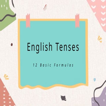 Colorfull Abstract English Tenses Education Presentation (1).pptx