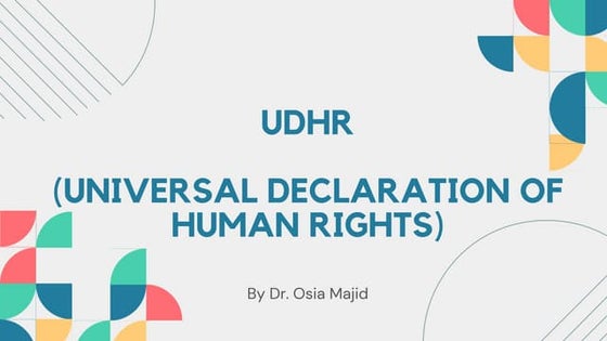 Udhr | PPT