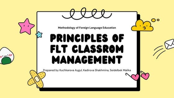 Principles of classroom management new | PPT