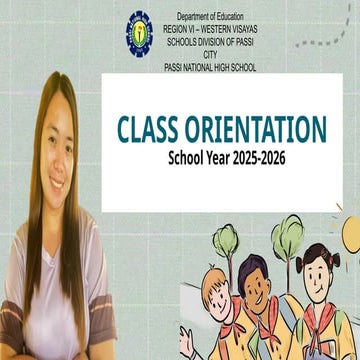 Colorful Pastel Illustrative Class Orientation Meeting Agenda Education ...