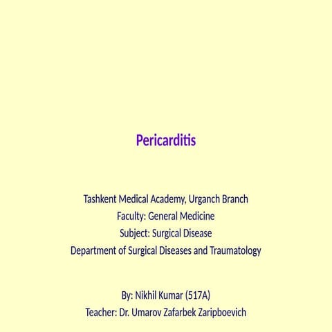 Colorful_Pericarditis_Presentation_Nikhil.pptx