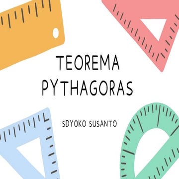 Colorful Playful Illustrative Pythagorean Theorem Education ...