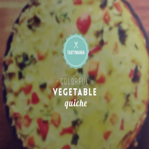 Colorful vegetable quiche | PDF