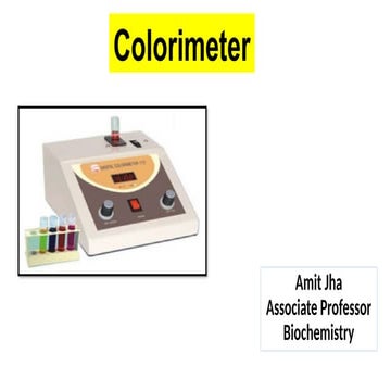 Colorimetry | PPT