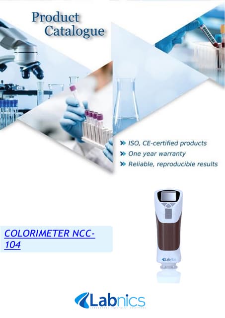 colorimeter laboratory equipment product | PDF