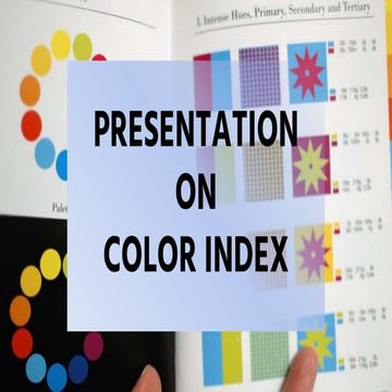 Presentation on Color Index | PPTX
