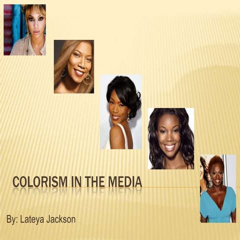 Colorism in the media | PPTX