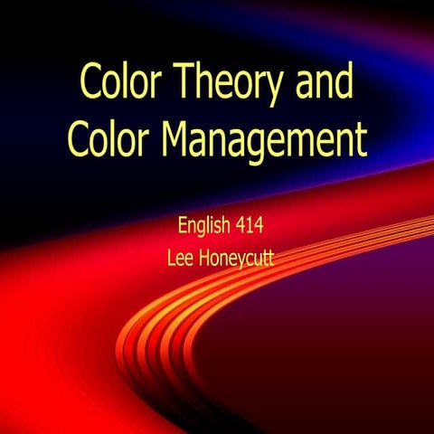Colormanagement | PPT