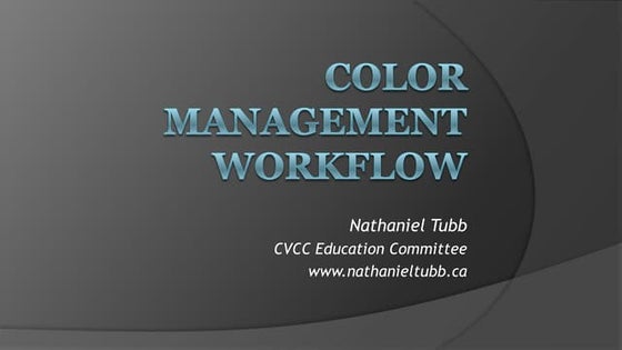 Colormanagement | PPT