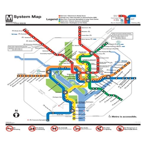 Washington Area Transit Authority Map | PDF