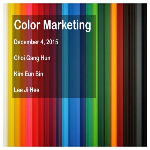 Color marketing | PPT