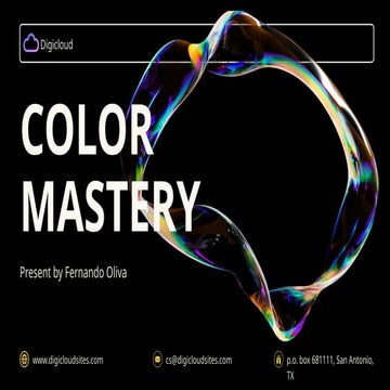 Color mastery for branding and marketing. | PPT