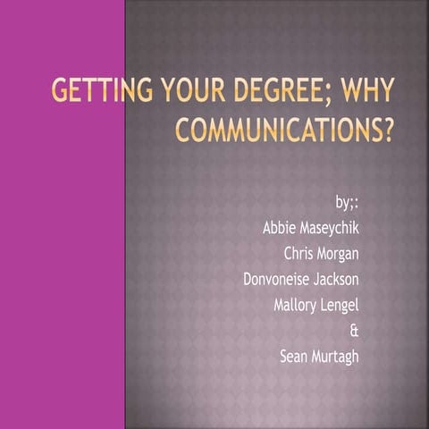 Careers in media | PPTX