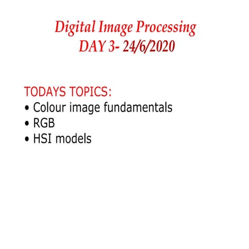 digital image processing color processing | PDF | Photo Editing Software | Computer Software and ...
