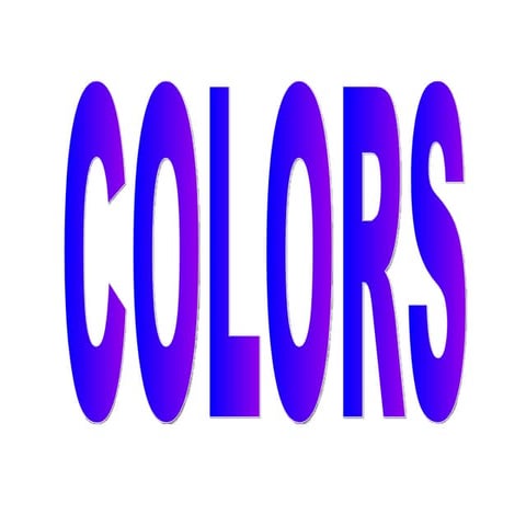 Colors | PPT