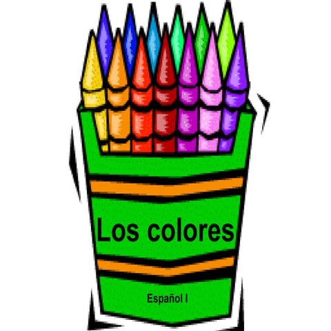 English-Spanish Helpful Handouts- Los Colores | PDF