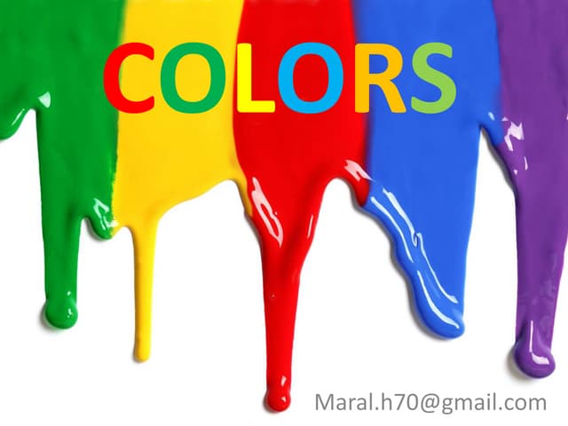 Colors esl-powerpoint | PPT