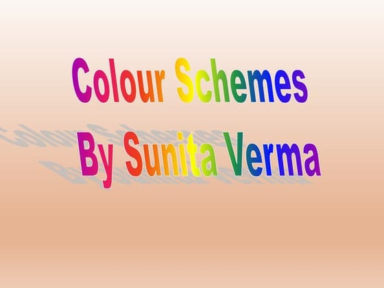 Color Schemes in the Visual Arts and Design.pptx