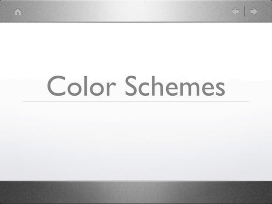 The color wheel | PPT