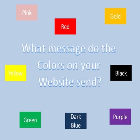 What color should you use on your website? | PPTX