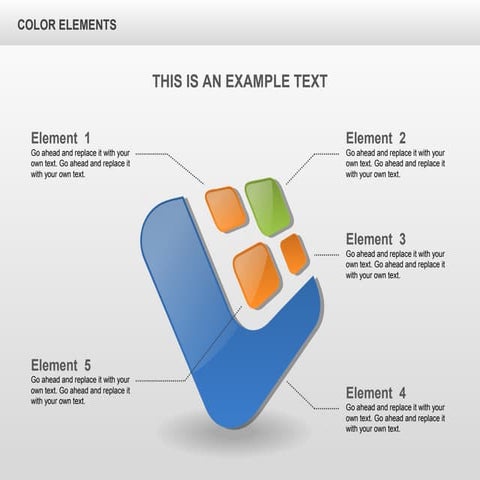 Color Shapes for PowerPoint by PoweredTemplate.com