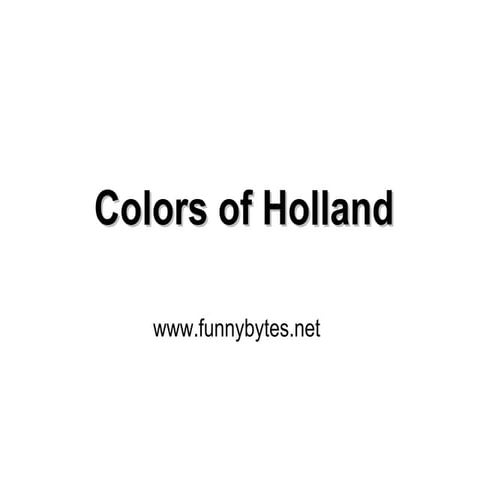 Colors Of Holland | PPS