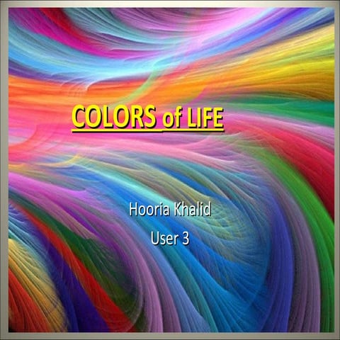 Colors of life | PPT
