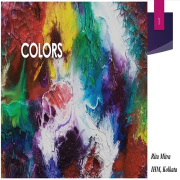 COLORS AND LIGHTS - a compressed presentation of both topic | PPTX