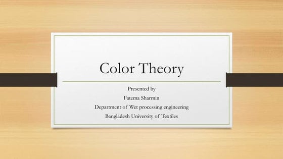Color Mixing | PPT