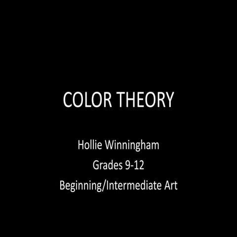 Color Theory | PPT