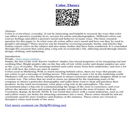 Color Theory | PDF
