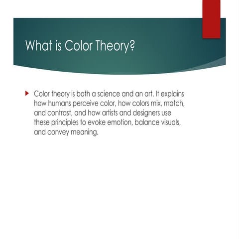Color_Theory_presentation by arte clavaa | PPTX