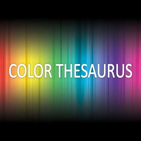Color Thesaurus | PPTX