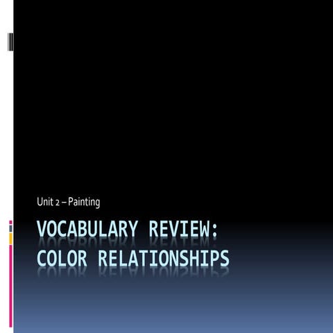 Color vocabulary review | PPTX | Graphics Software | Computer Software ...
